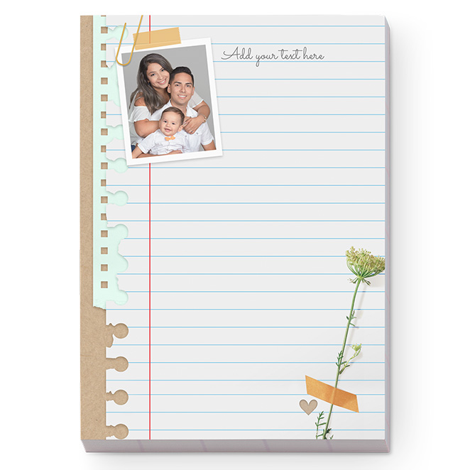 Collage Notepad w/Photo | MyCollection.Lifetouch.com